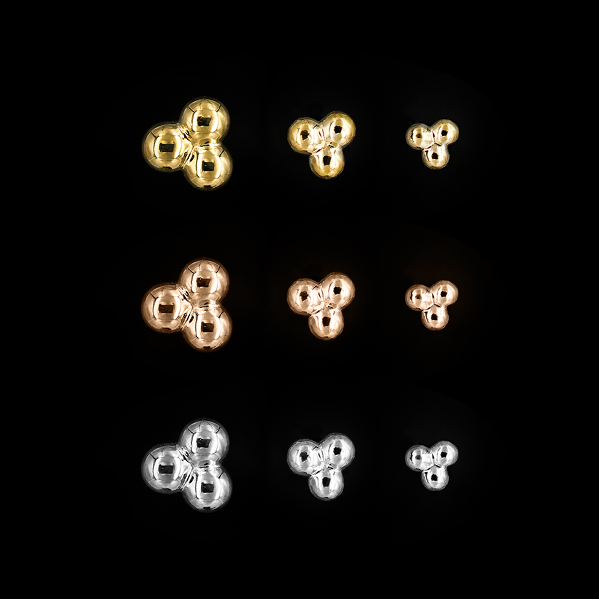 Tri-Bead Cluster – Regalia Jewelry